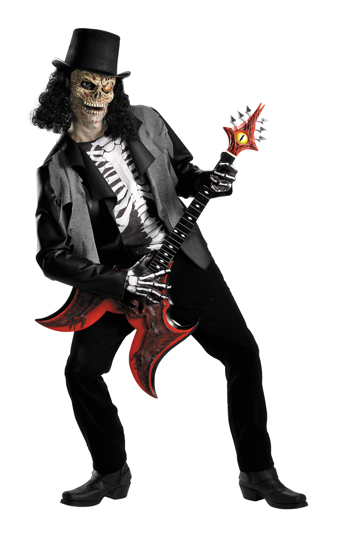 Men's Skeleton Rocker Costume - CostumePub.com