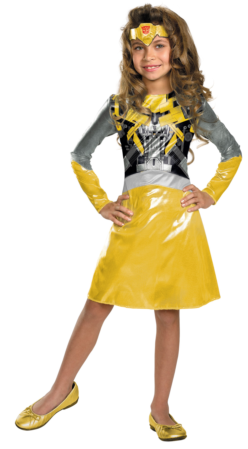 Girl's Transformers Bumblebee Costume - CostumePub.com