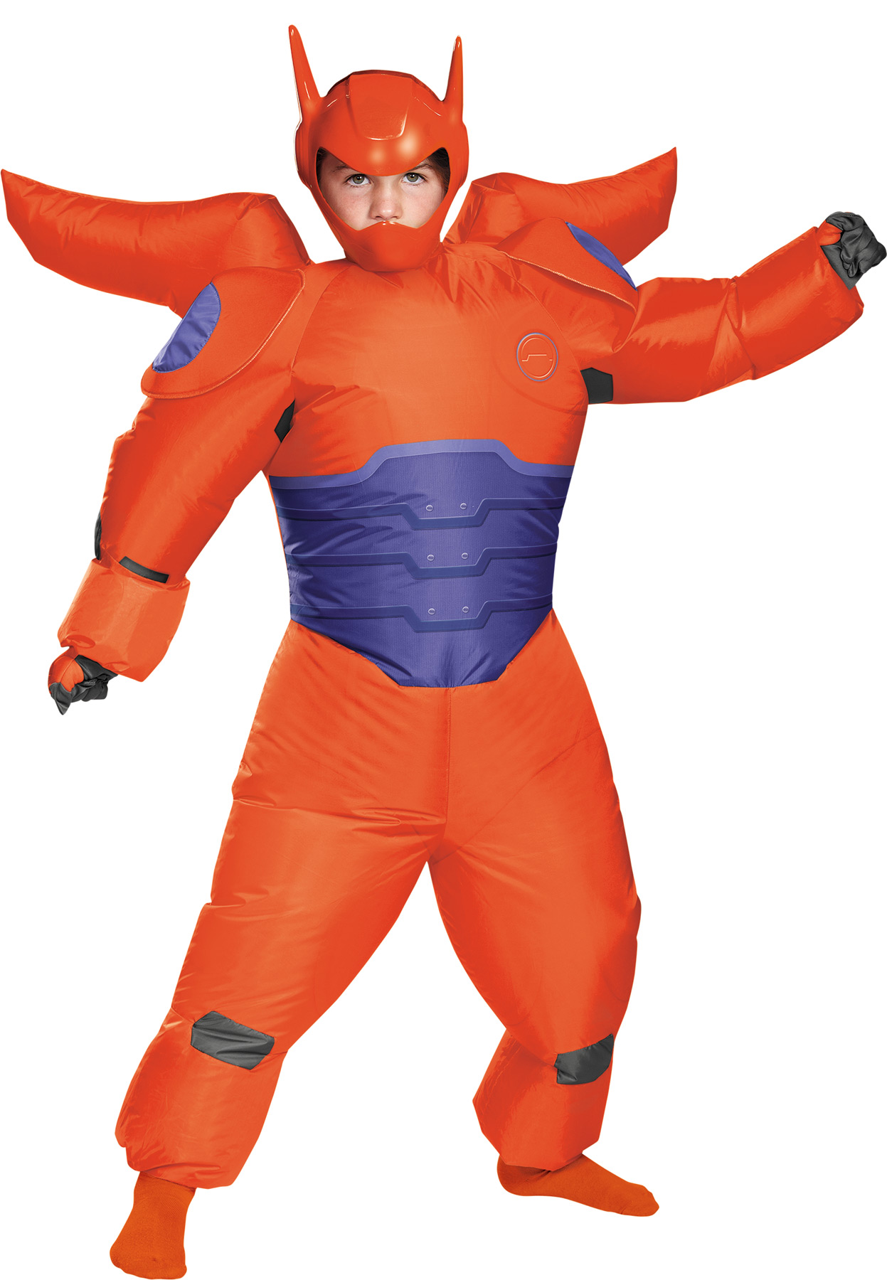 Boy's Big Hero 6 Red Baymax Inflatable Costume - CostumePub.com