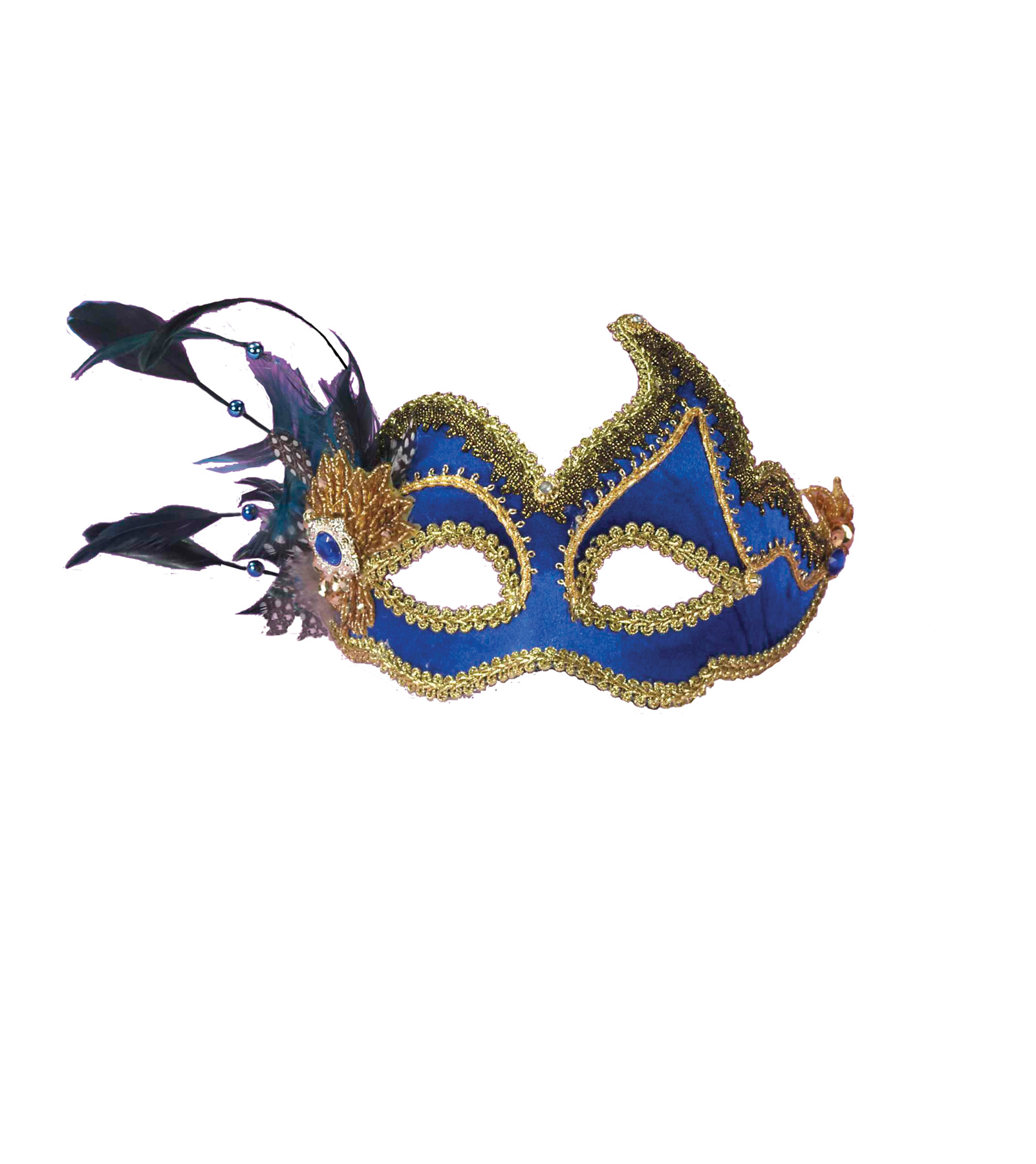 Blue Venetian Mask - CostumePub.com