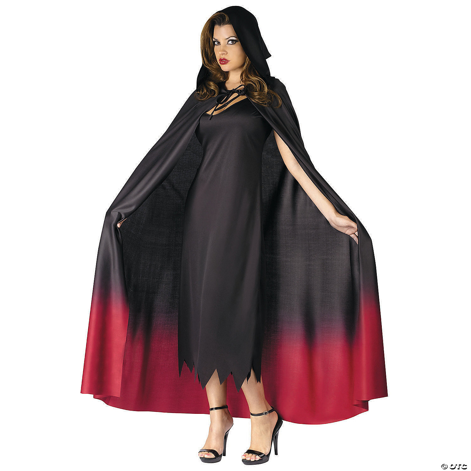 Vampire Hooded Cape - CostumePub.com