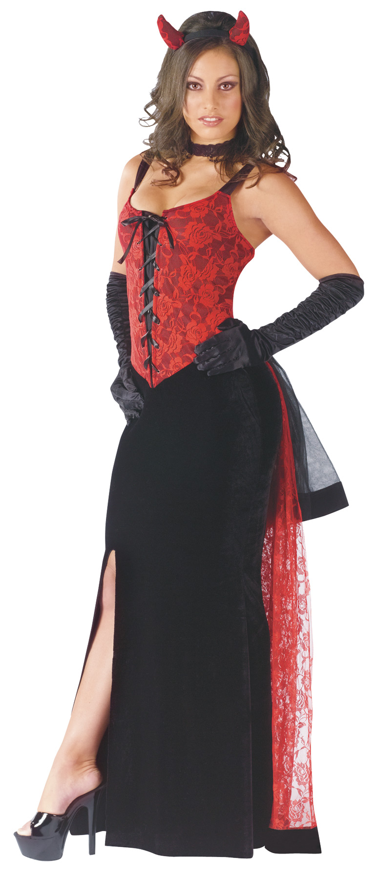 Women's Devil Bride Costume - CostumePub.com