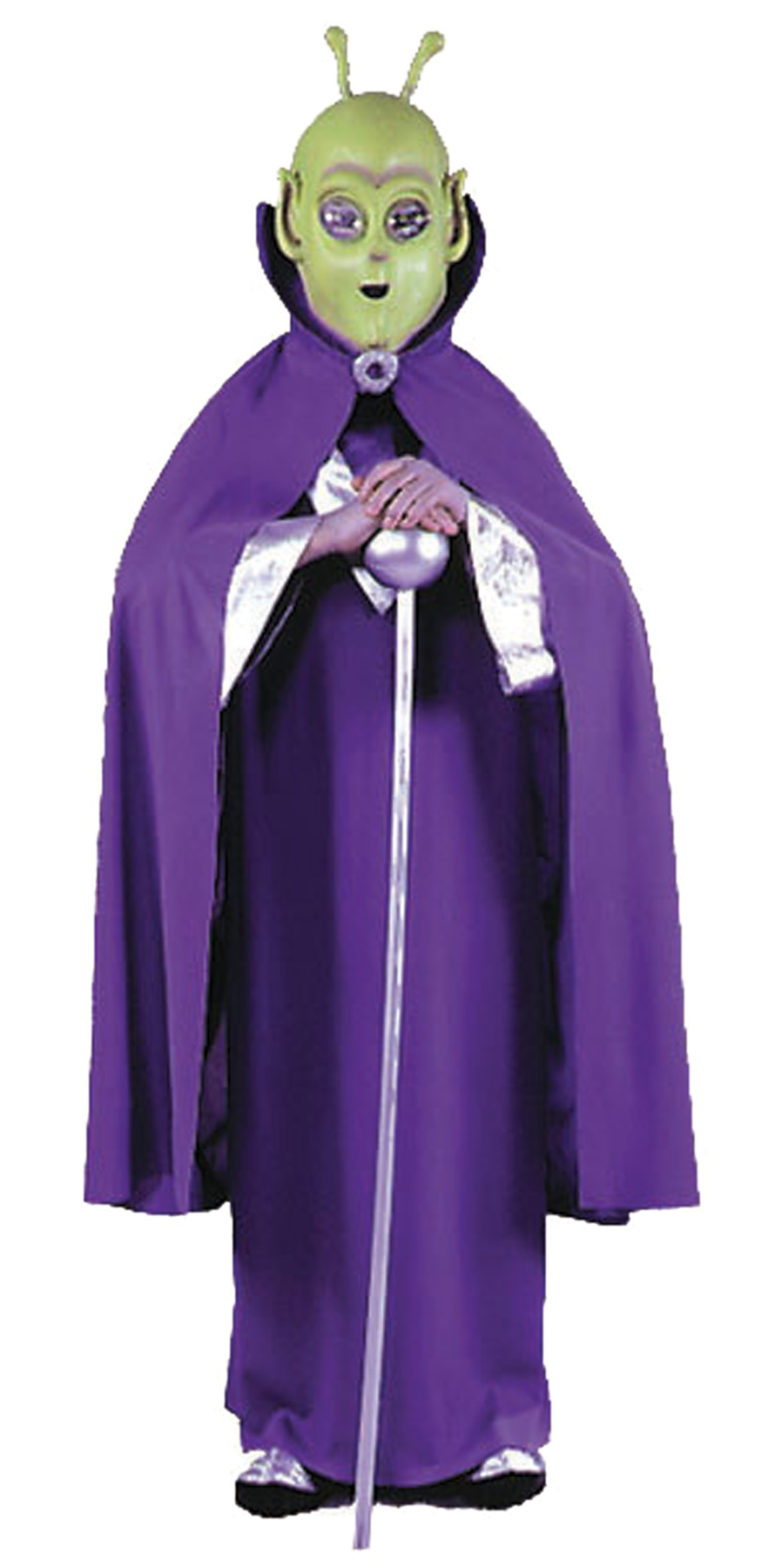 Alien Mask with Cape Costume - CostumePub.com