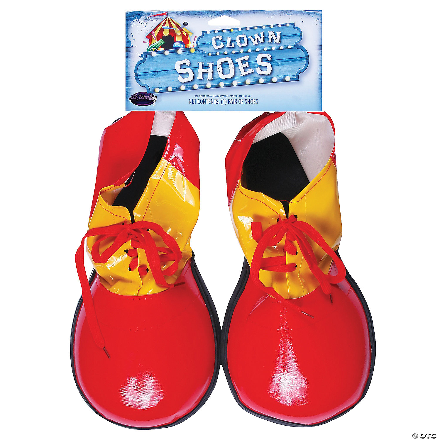 Clown Shoes Adult Red - CostumePub.com