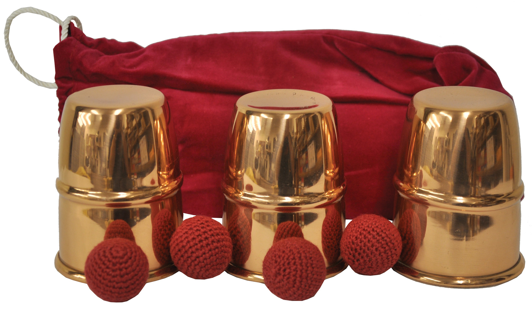 Chop Cup Balls Combo Copper - CostumePub.com