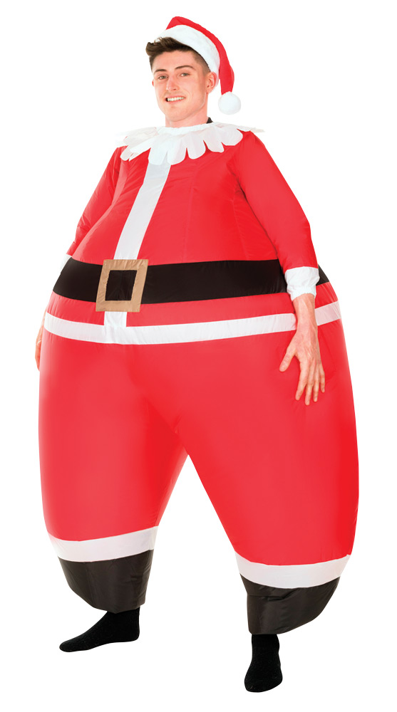 Santa Bouncer Inflatable Costume - CostumePub.com