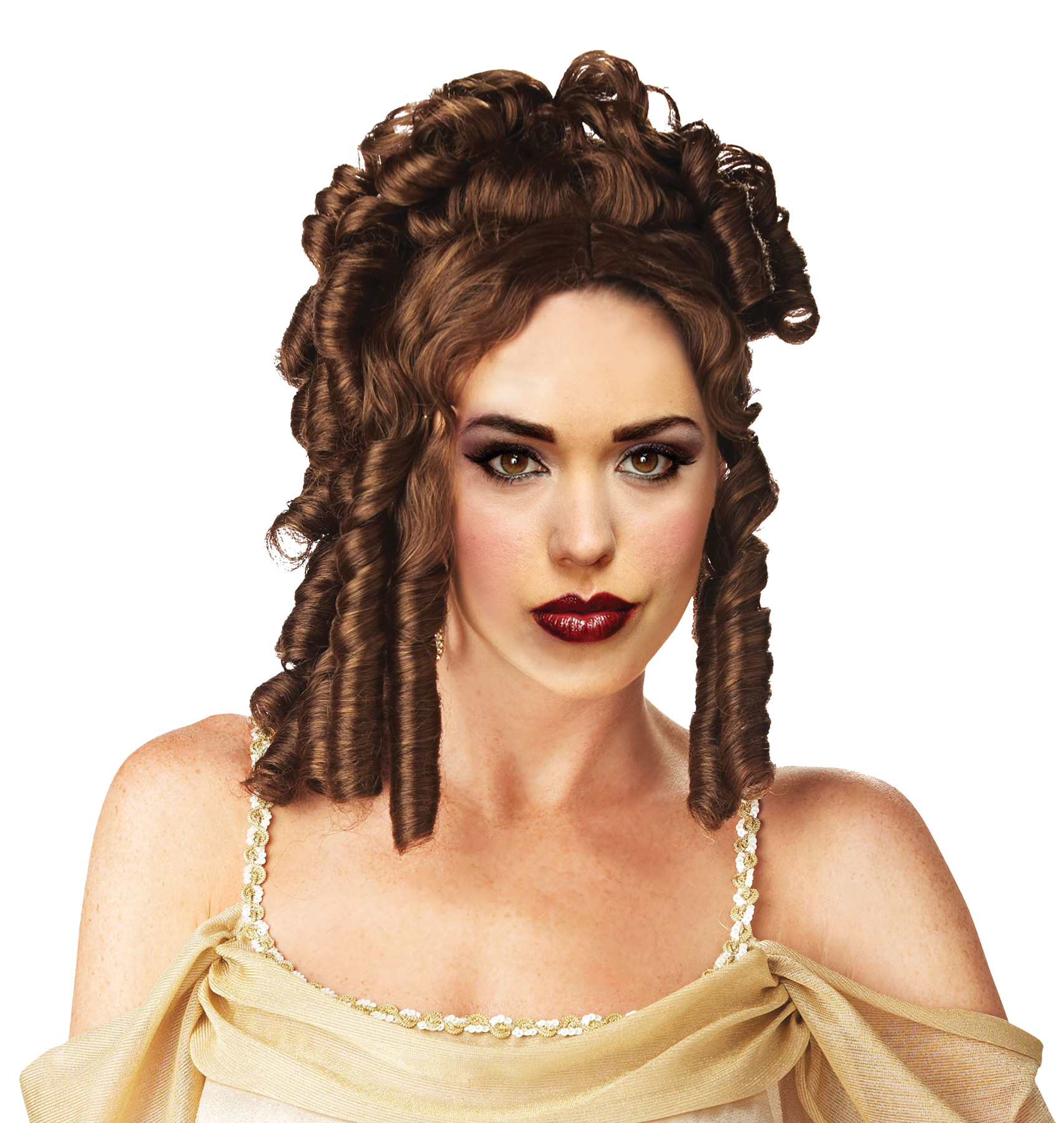 Brown Goddess Wig - CostumePub.com