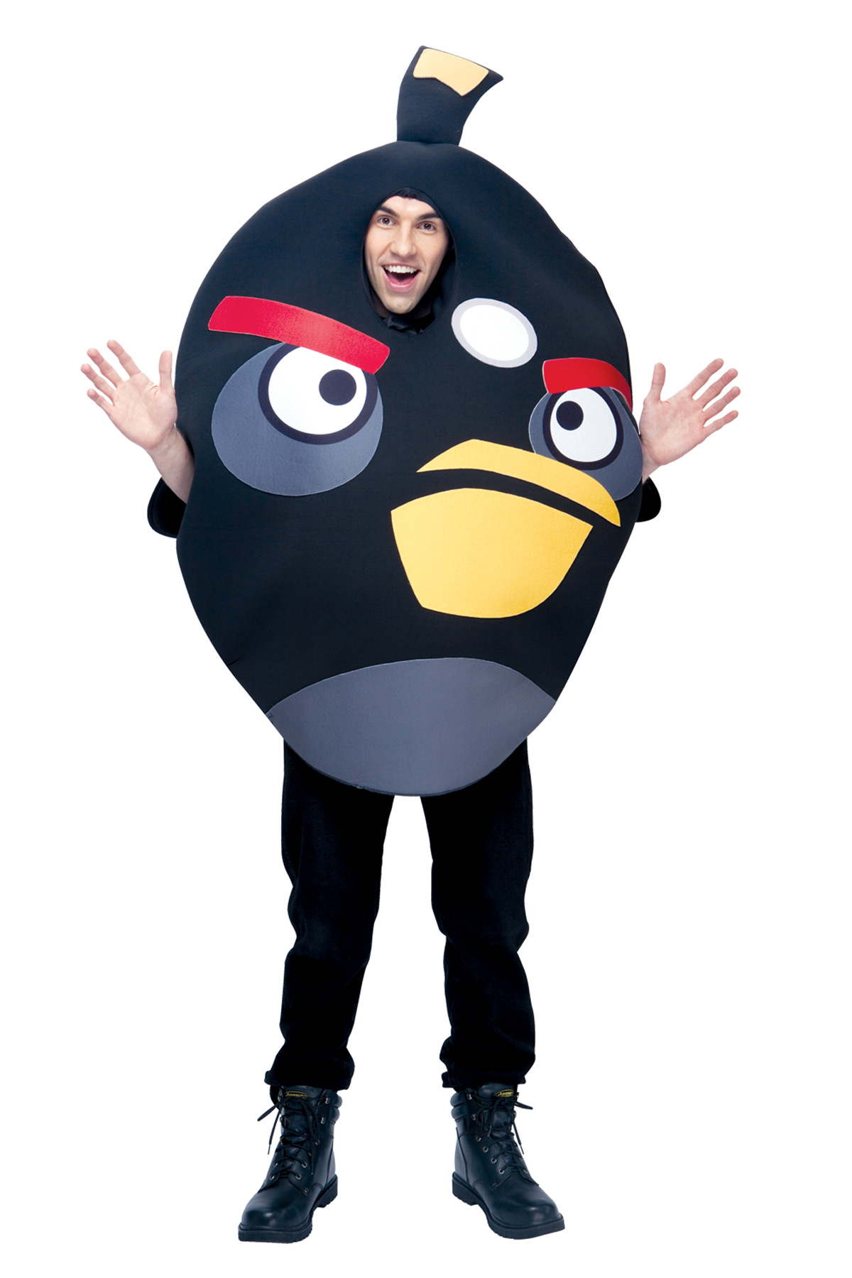 Adult Angry Birds Black Bird Costume - CostumePub.com