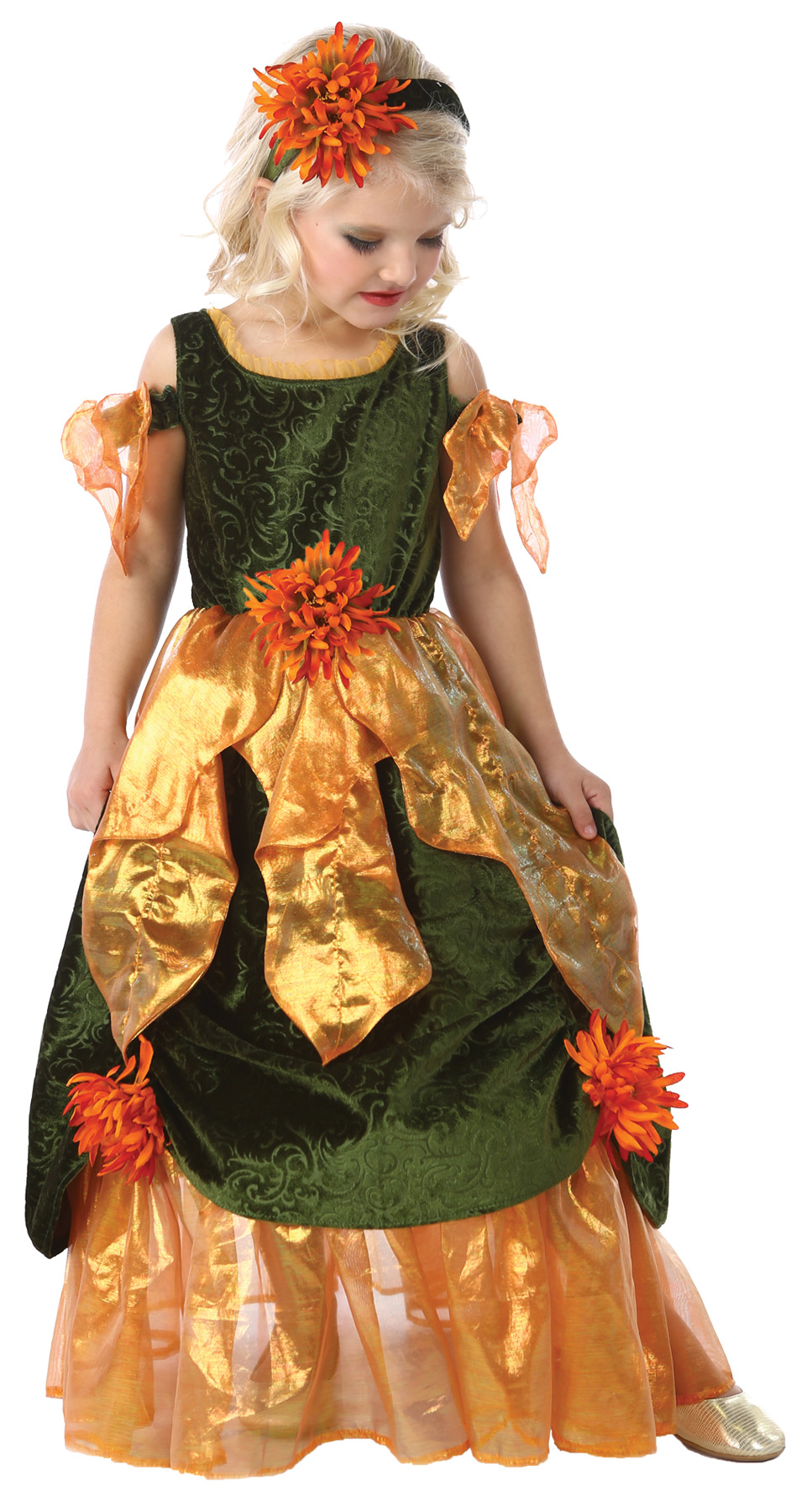 Girl's Maple Fall Princess Costume - CostumePub.com