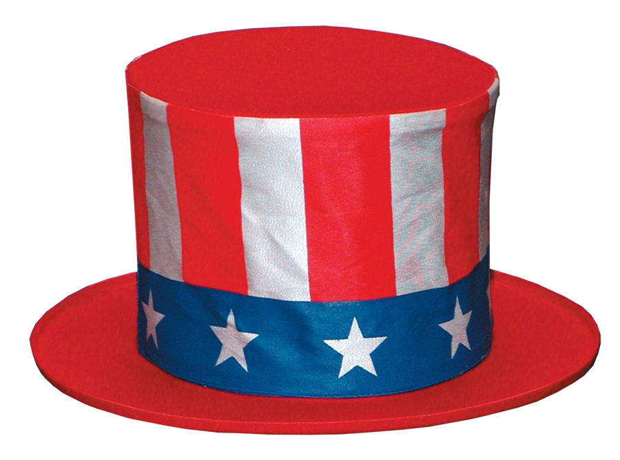 Uncle Sam Top Hat - CostumePub.com