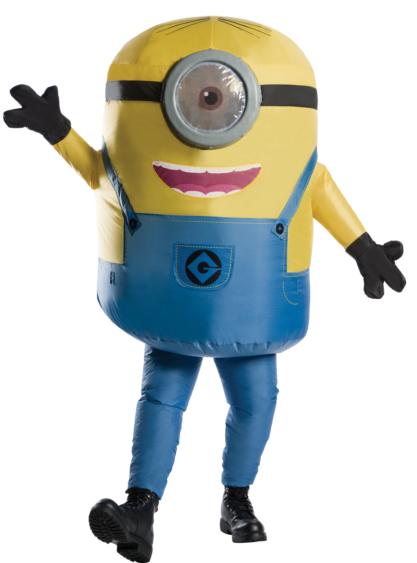 Minion Stuart Inflatable Adult Costume - CostumePub.com