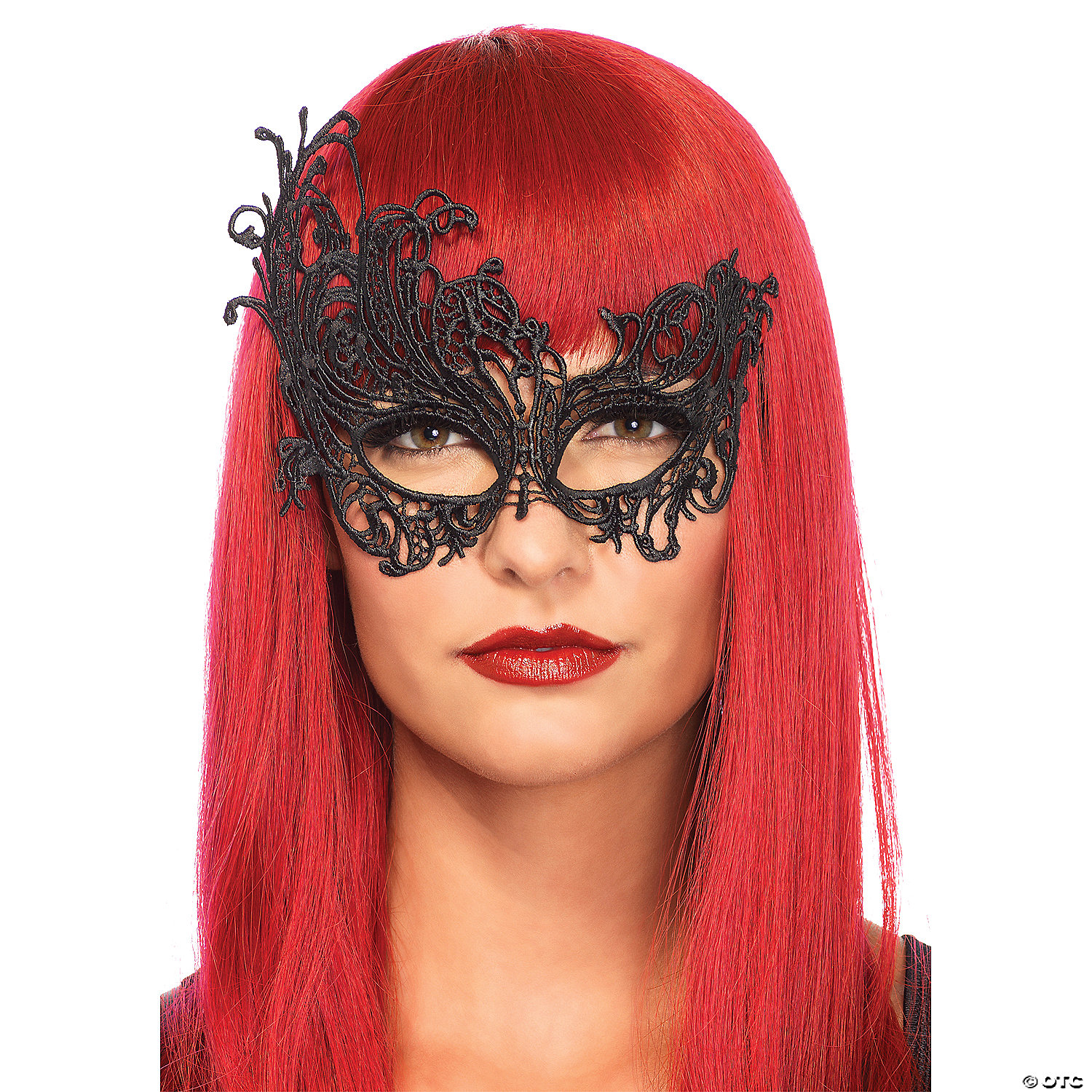 Mask Fantasy Venetian Black - CostumePub.com