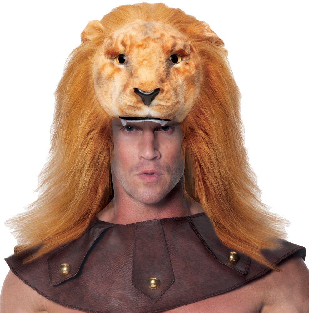 ANIMALS HEAD LION ADULT - CostumePub.com