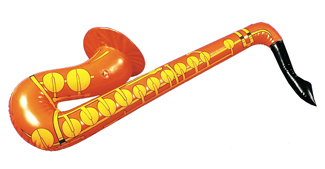 Inflatable Saxophone - CostumePub.com